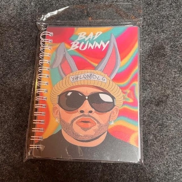Office | Bad Bunny Yhlqmdlg 4x6 Spiral Notebook New Stationary School ...